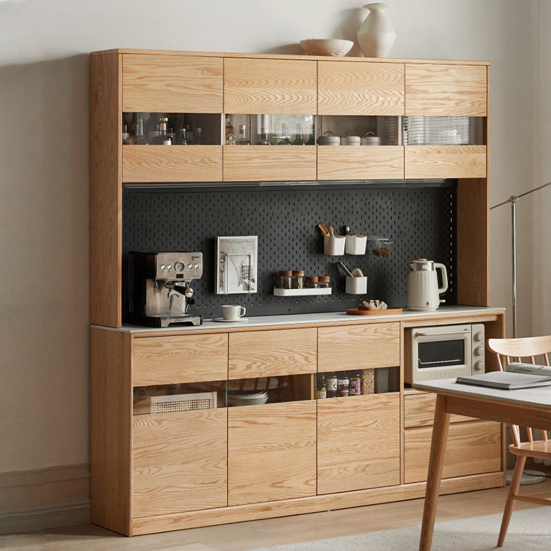 Zenith FAS-Graded Solid American Oak Sideboard Buffet/Coffee Station 1
